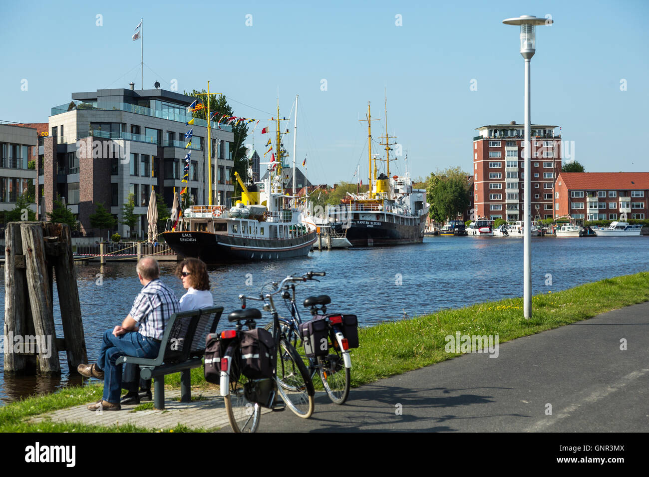Emden, Germany, Emden Harbour Stock Photo - Alamy