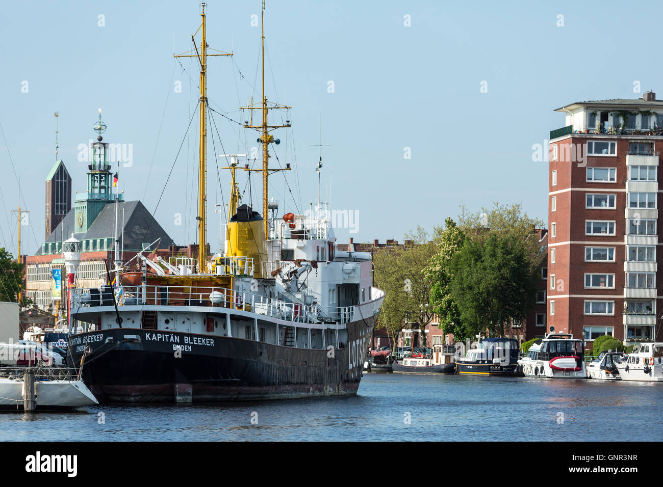 Emden, Germany, Emden Harbour Stock Photo - Alamy