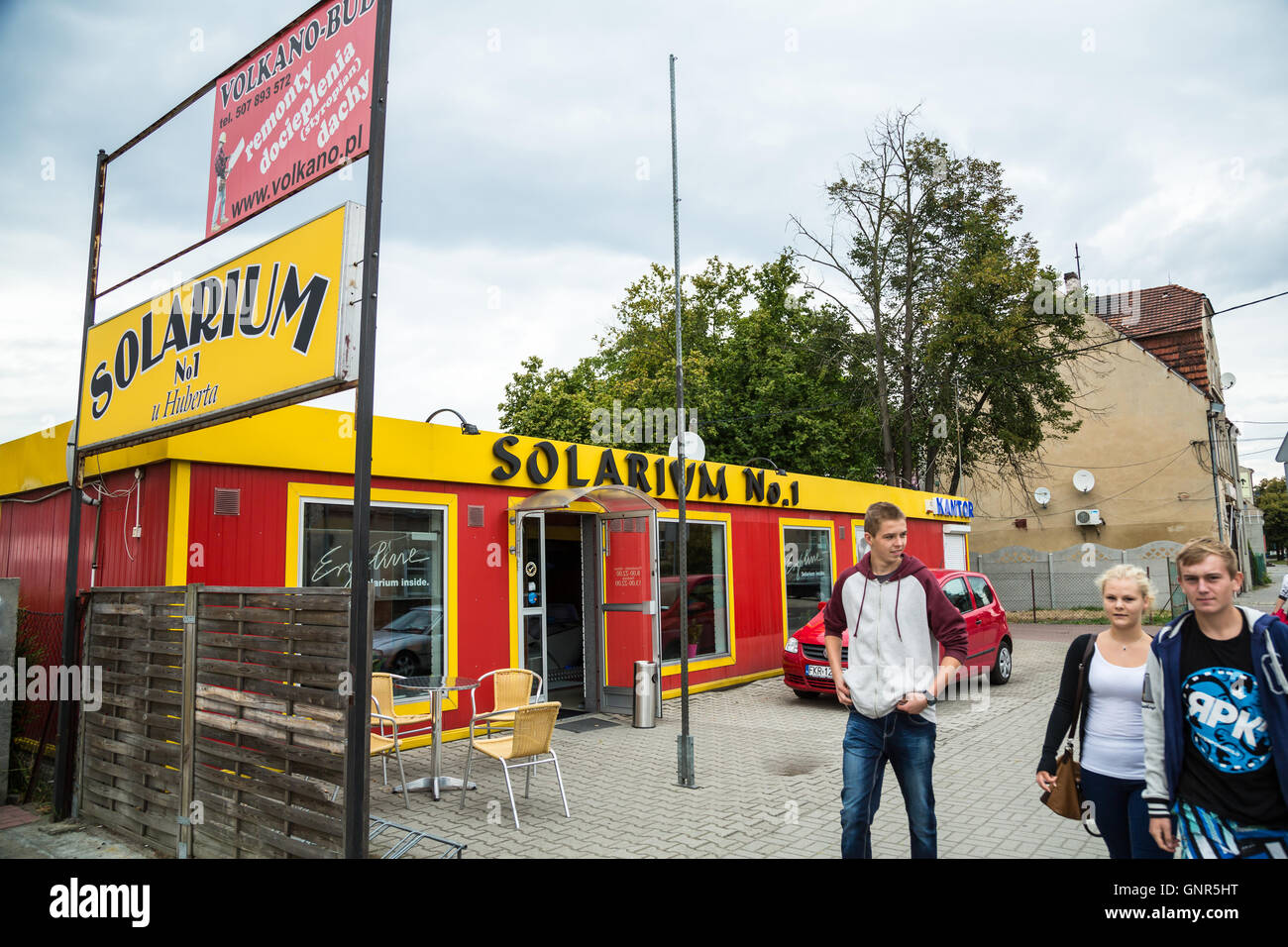 Gubin, Poland, solarium Stock Photo - Alamy