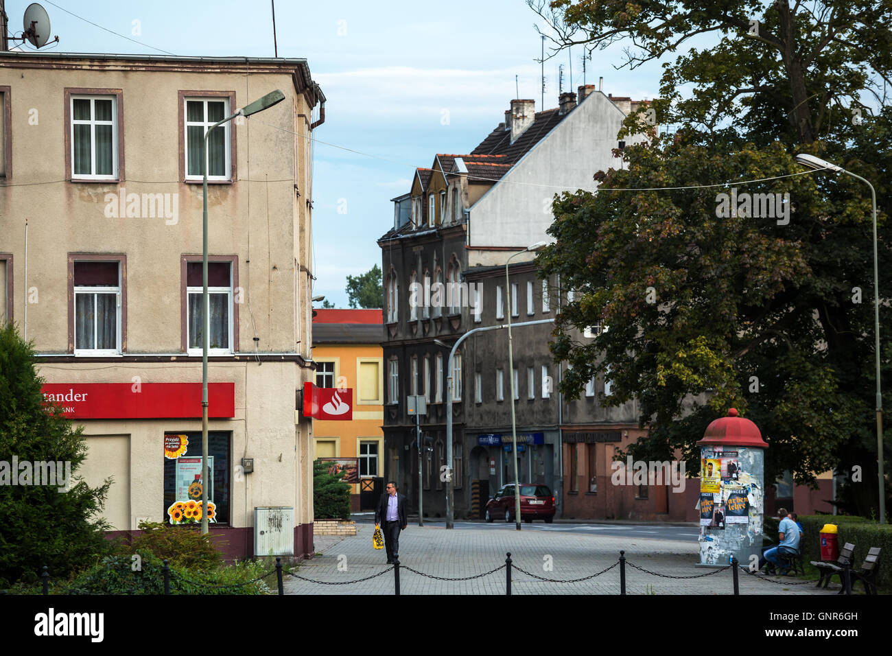 Gubin, Poland, Street scene in the center Stock Photo - Alamy