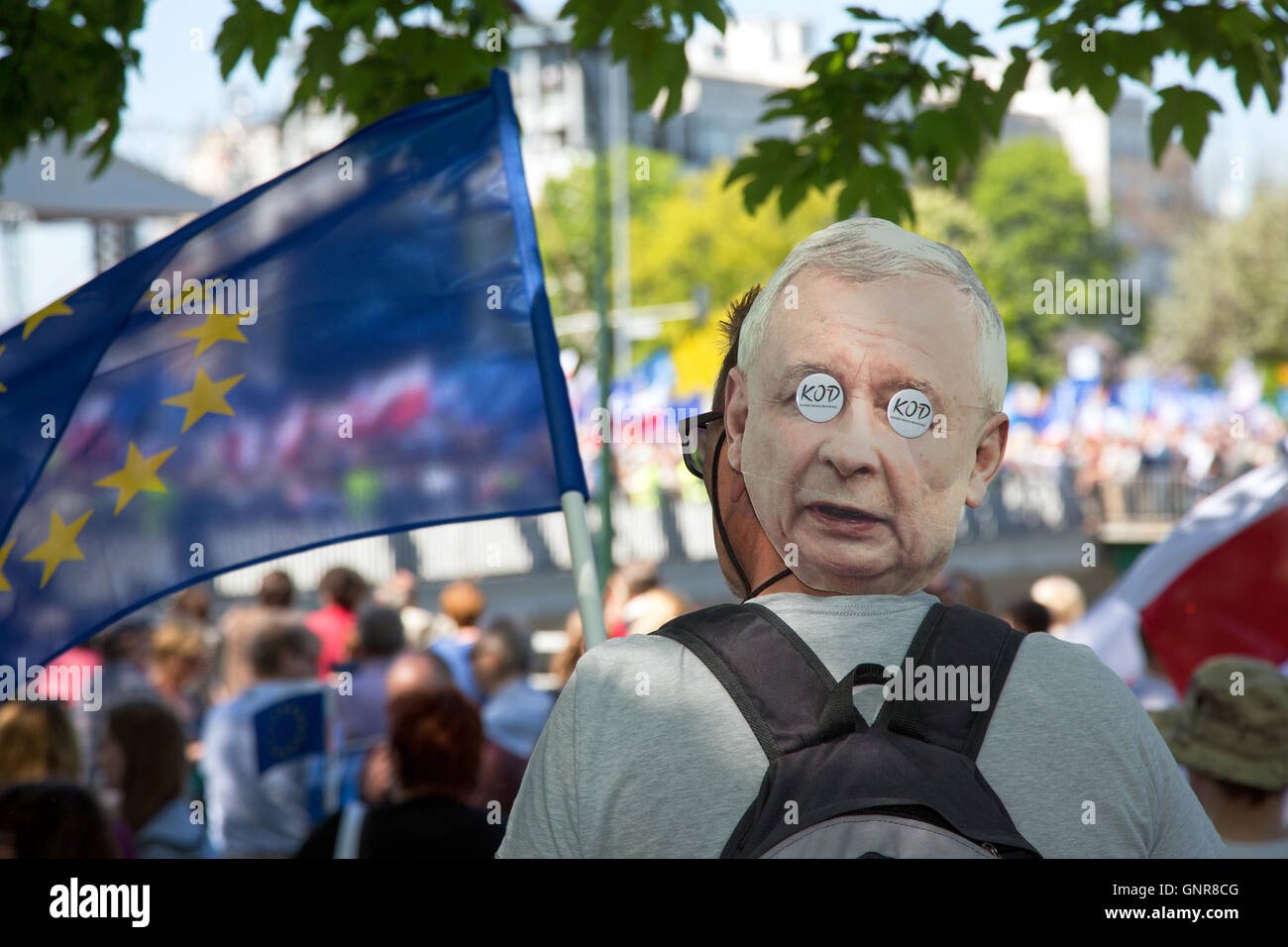 Jaroslaw kaczynski mask hi-res stock photography and images - Alamy