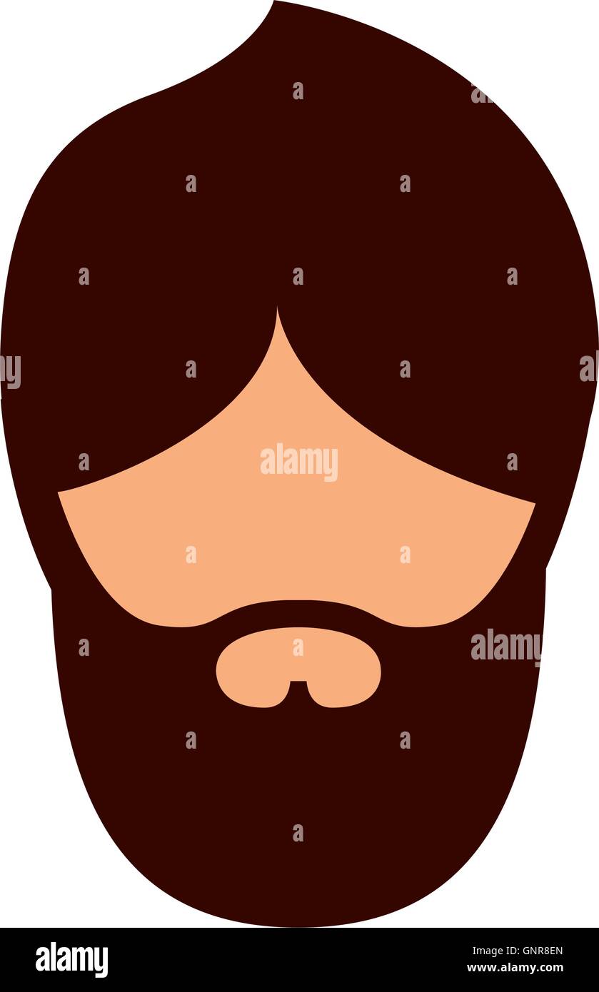 man male head mustache avatar design Stock Vector Image & Art - Alamy