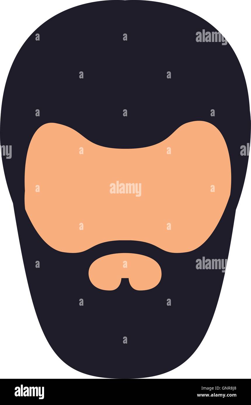 man male head mustache avatar design Stock Vector Image & Art - Alamy