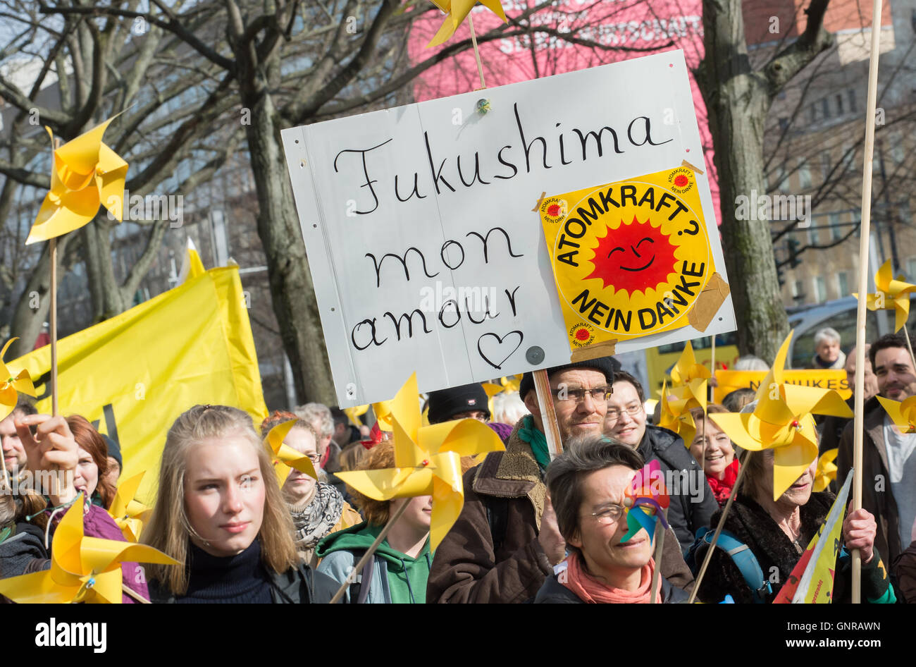 Anti nuclear activist nuclear power plant hi-res stock photography and ...