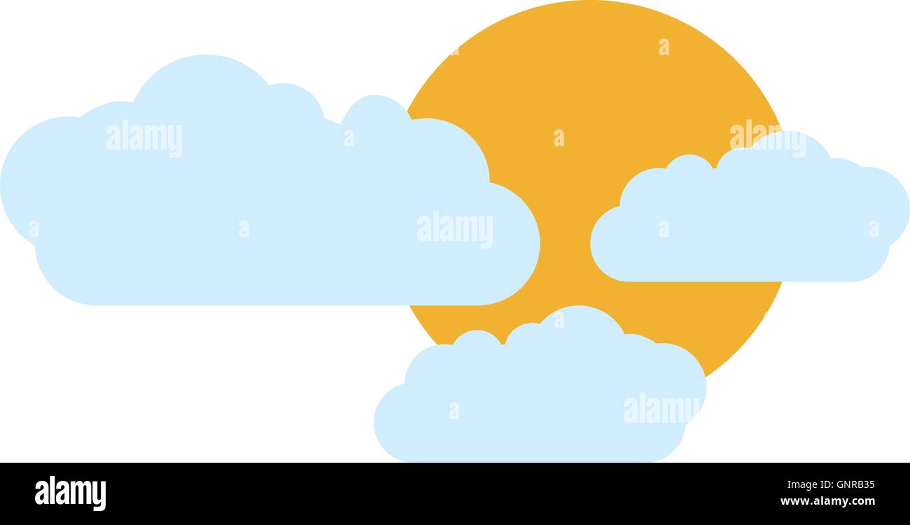 sun cloud sky design Stock Vector Image & Art - Alamy