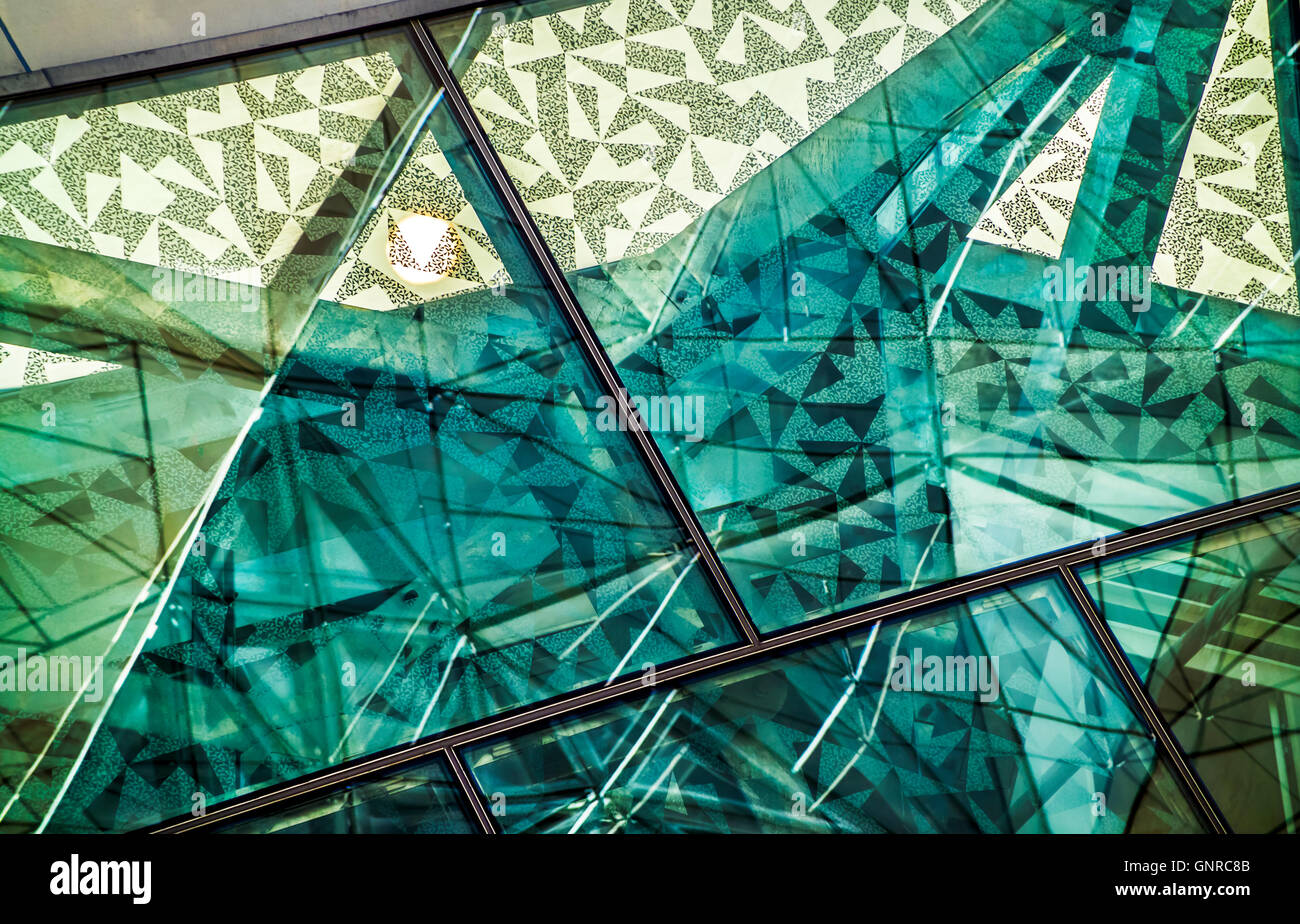 Federation square melbourne triangles hi-res stock photography and ...