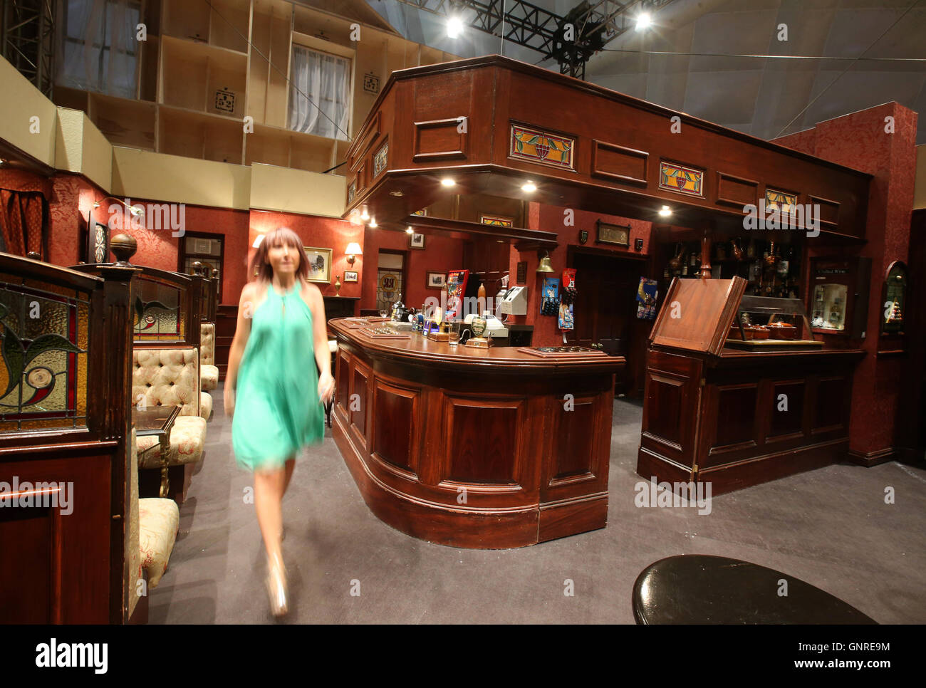 A view of the interior of Rovers Return Inn set at the SECC in Glasgow ...