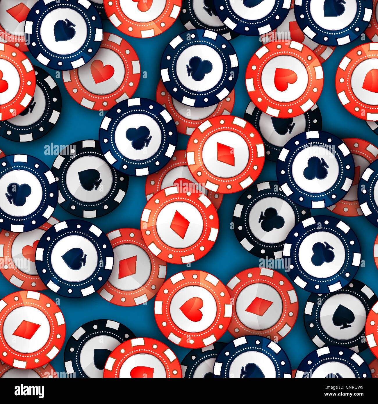 On table winning poker Stock Vector Images - Alamy