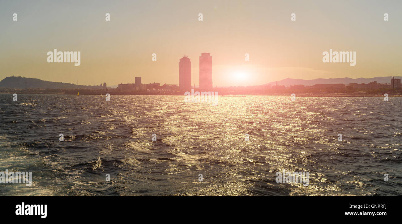 Marina Port Vell Sunset High Resolution Stock Photography and Images ...