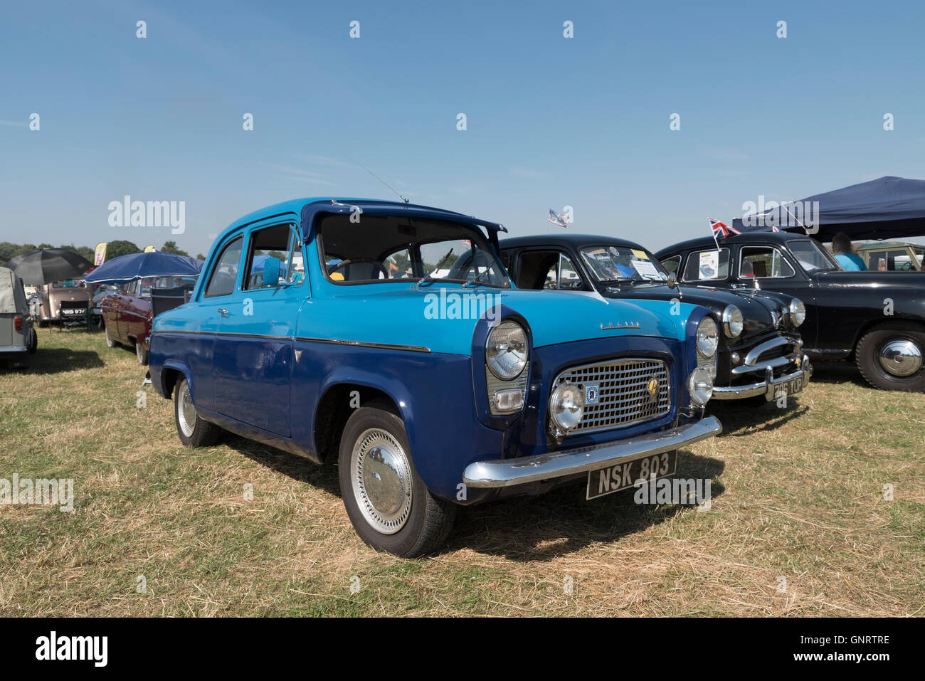1957 Ford Anglia 100E on show at Stow cum Quy Cambridgeshire Steam ...