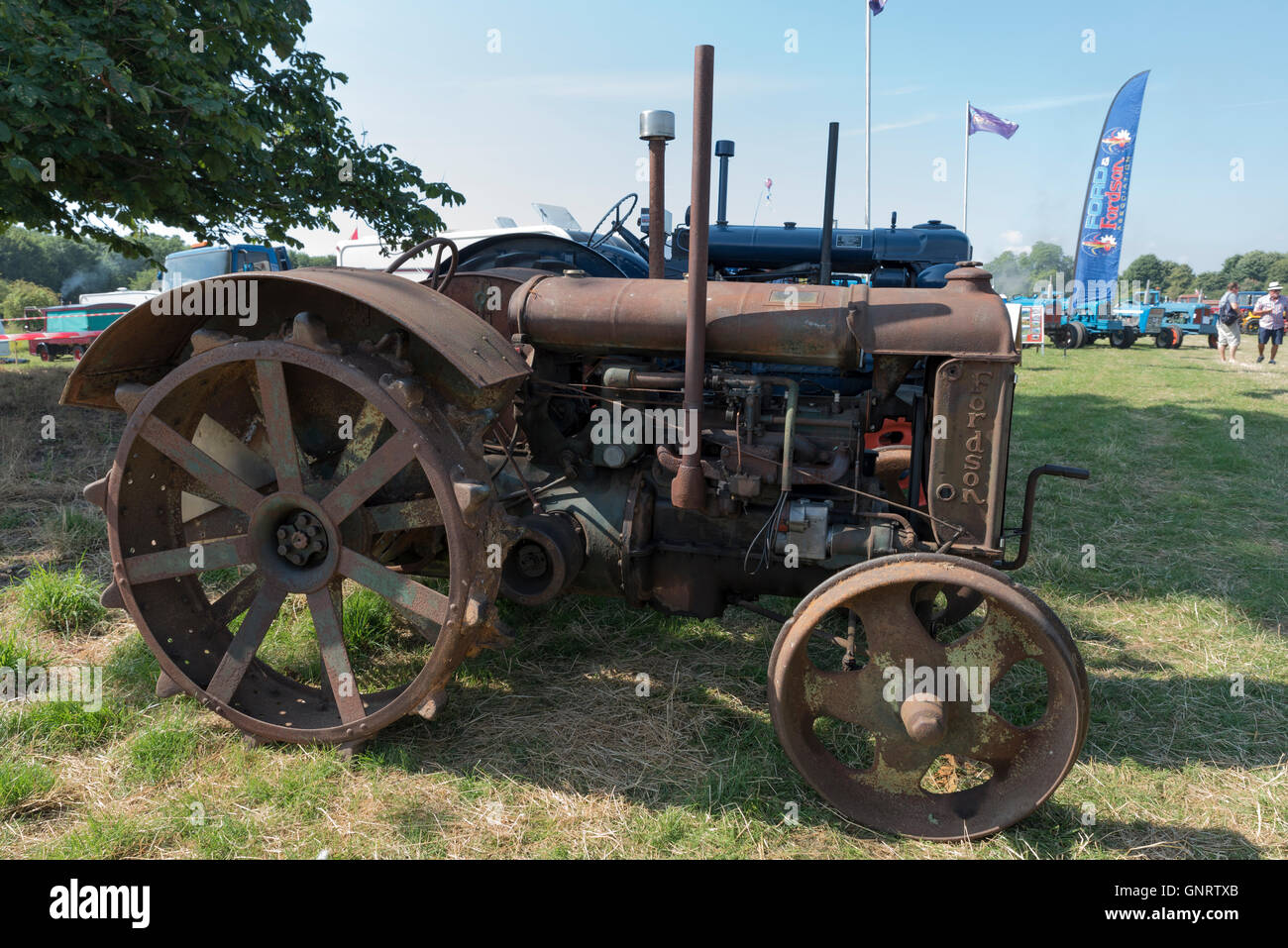 1941 Fordson N tractor undergoing restoration at Steam rally and ...