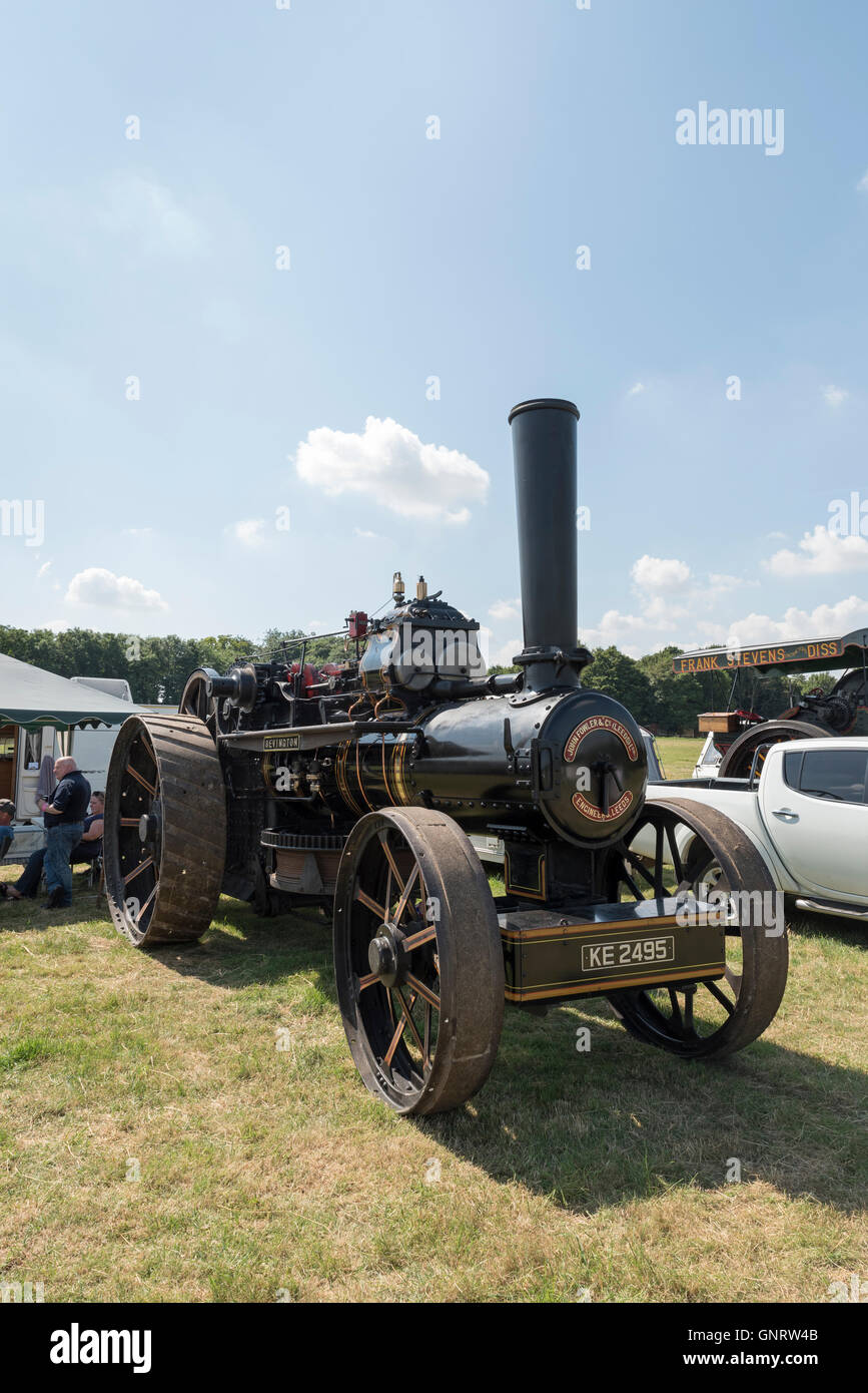 Vintage 1916 Fowler K7 steam ploughing traction engine at Stow cum Quy ...
