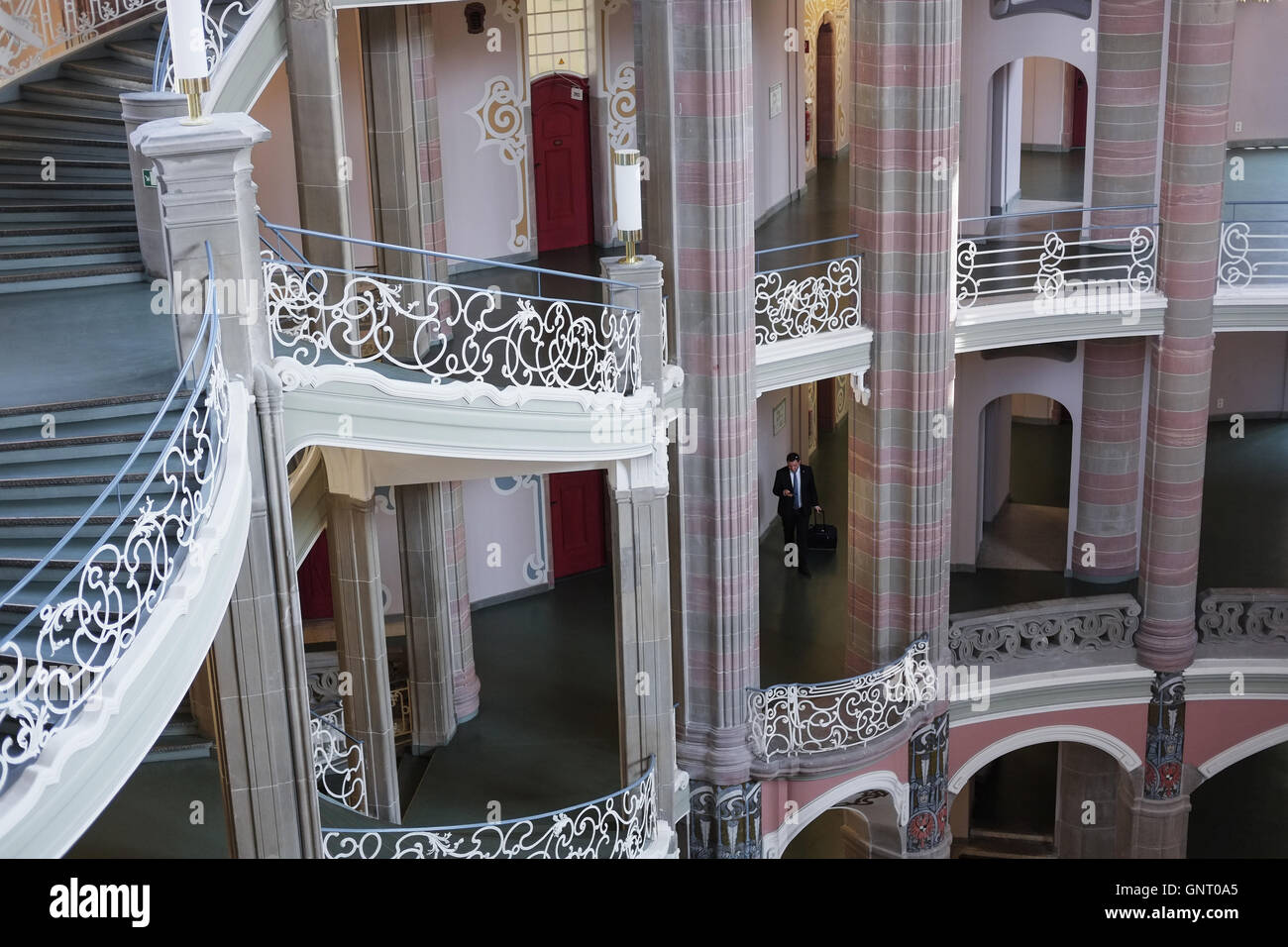 Law court interior stairs hi-res stock photography and images - Alamy