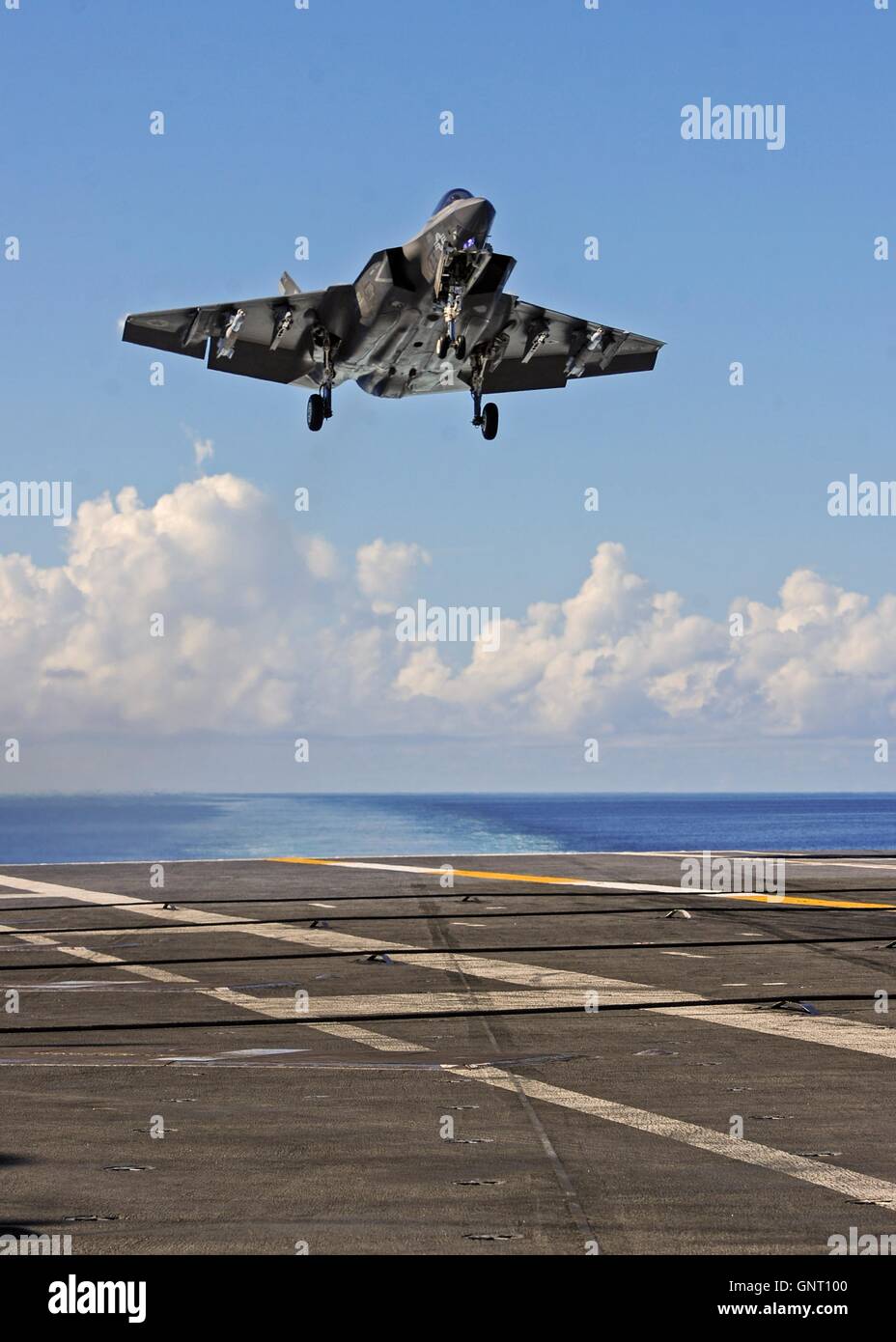 A U.S Navy F-35C Lightning II carrier variant stealth fighter aircraft ...