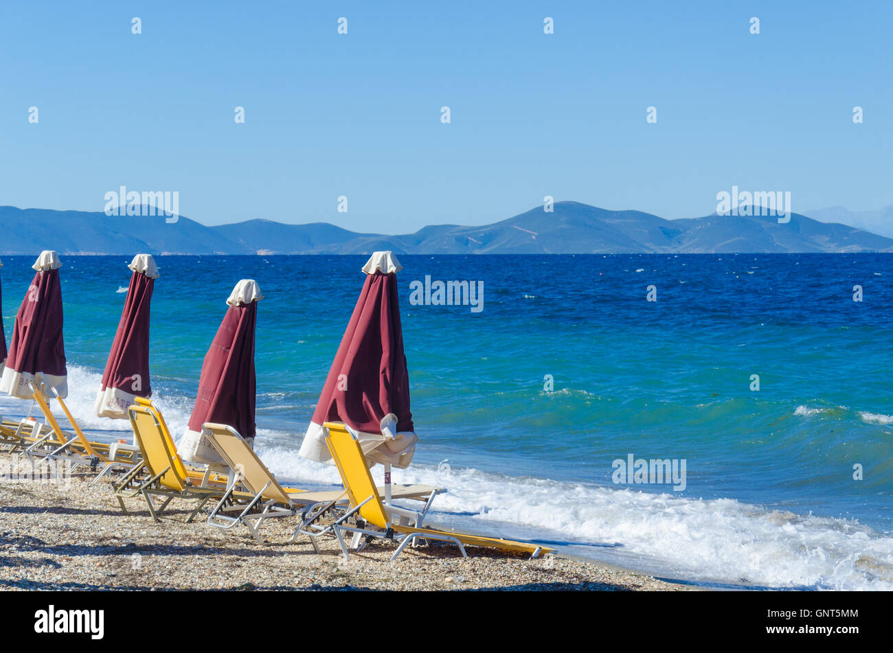 Greece afissos beach hi-res stock photography and images - Alamy