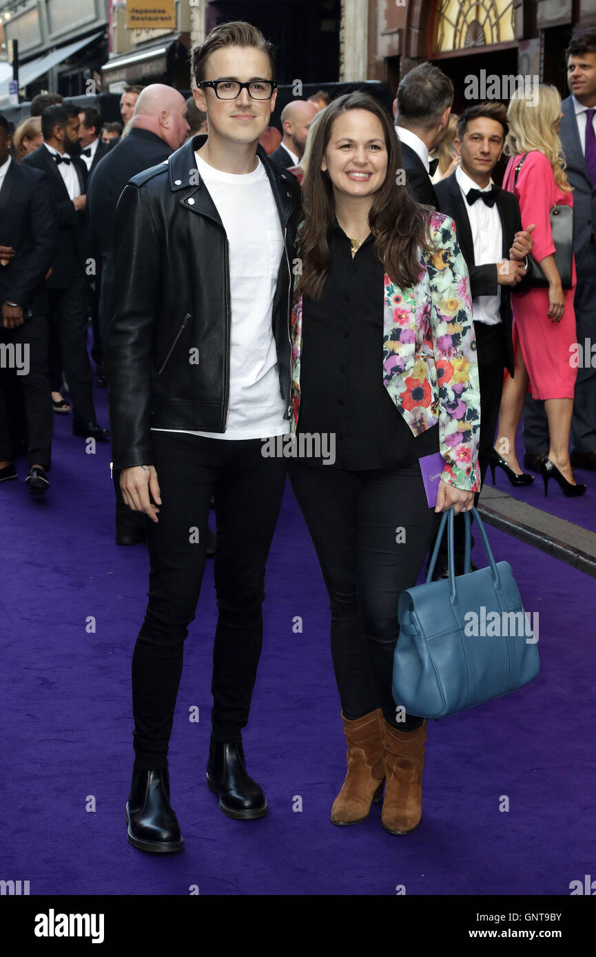 June 15, 2016 - Tom Fletcher and Giovanna Fletcher attending Disney's ...