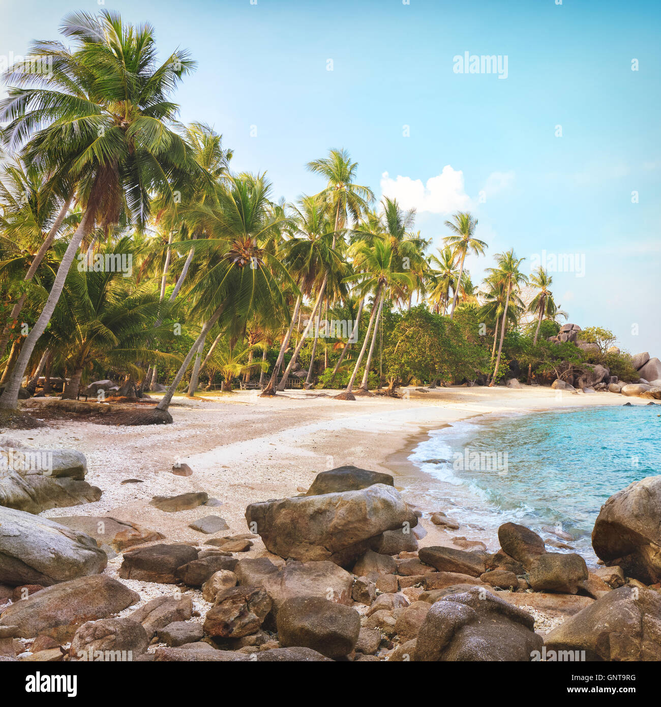 Asian tropical beach paradise in Thailand Stock Photo - Alamy