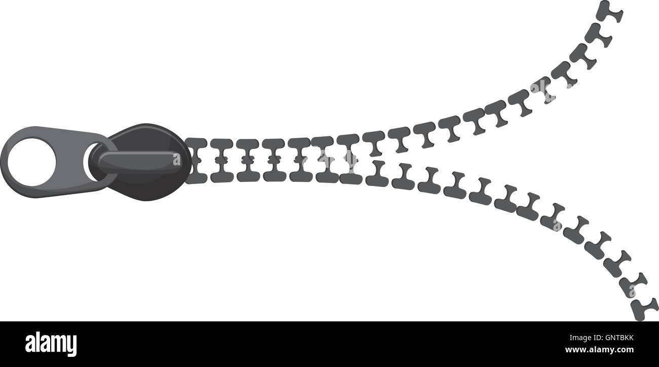 zip zipper cloth design Stock Vector Image & Art - Alamy