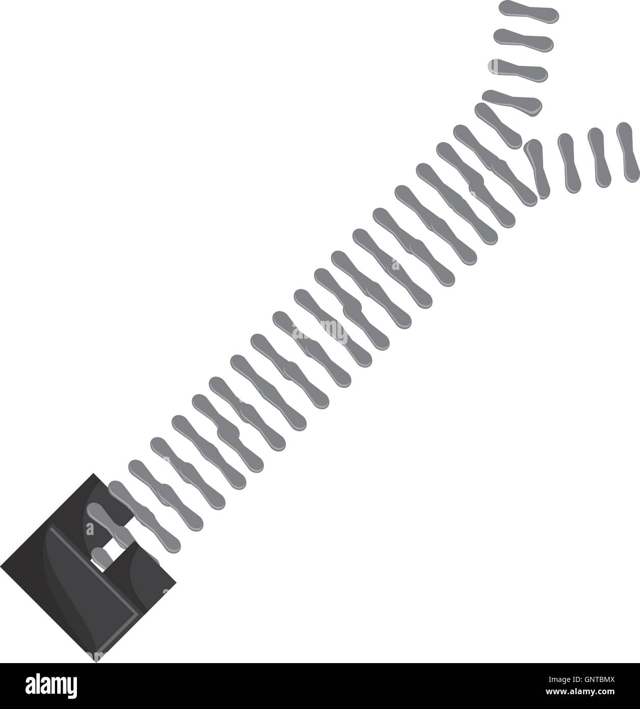 zip zipper cloth design Stock Vector Image & Art - Alamy