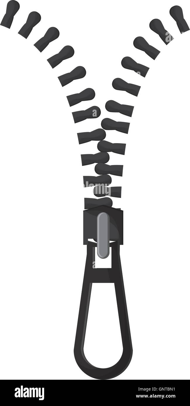 zip zipper cloth design Stock Vector Image & Art - Alamy