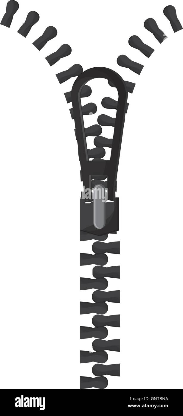 zip zipper cloth design Stock Vector Image & Art - Alamy