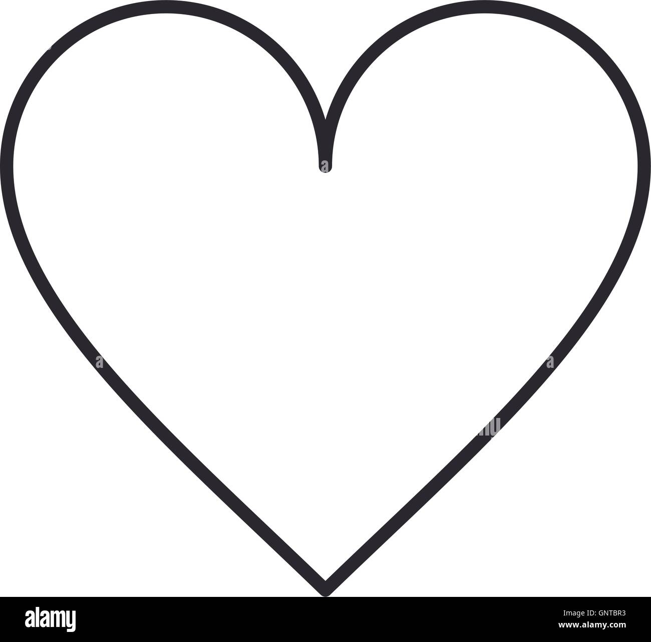 heart shape love design Stock Vector Image & Art - Alamy