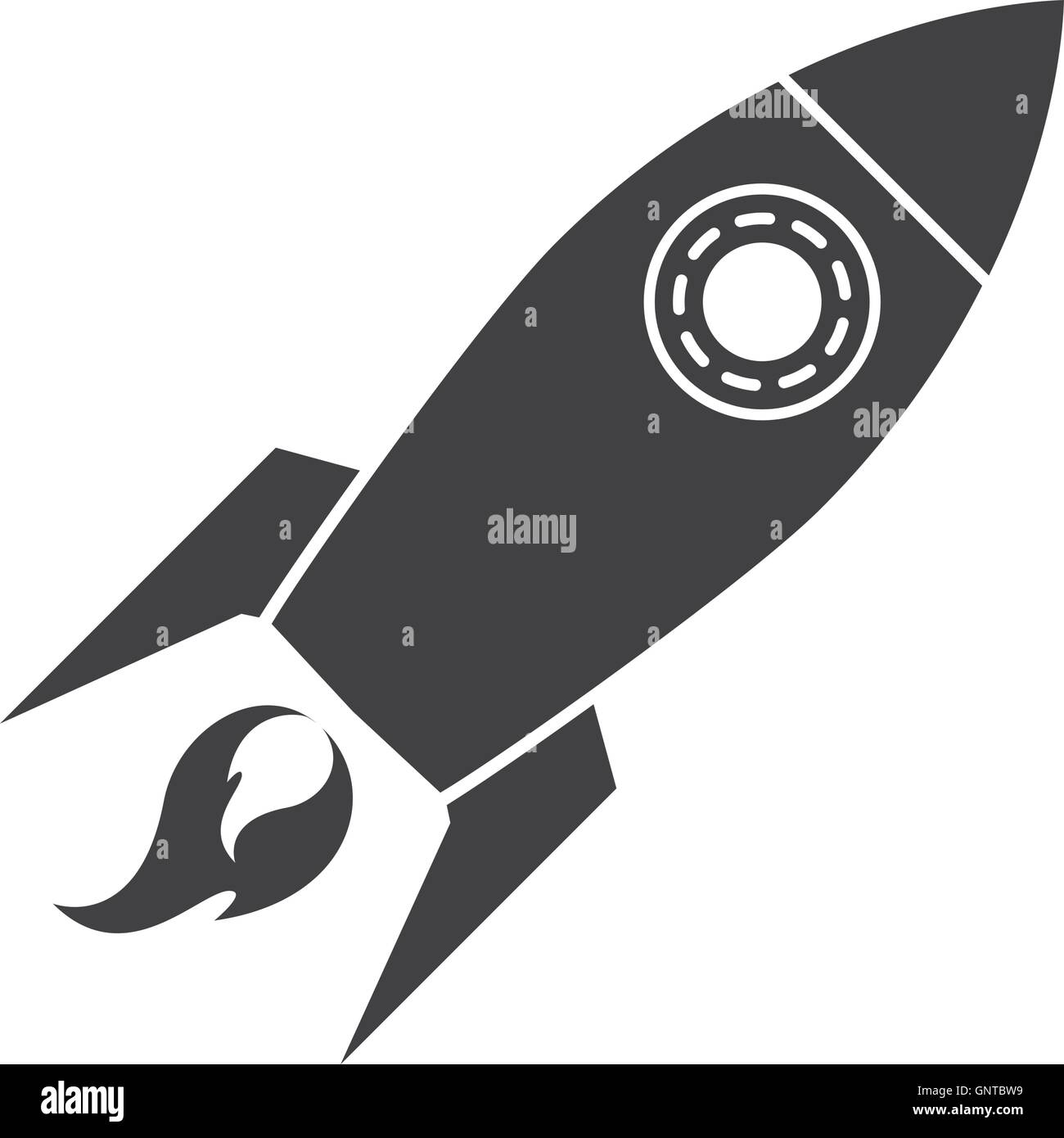 rocket flame spaceship design Stock Vector Image & Art - Alamy