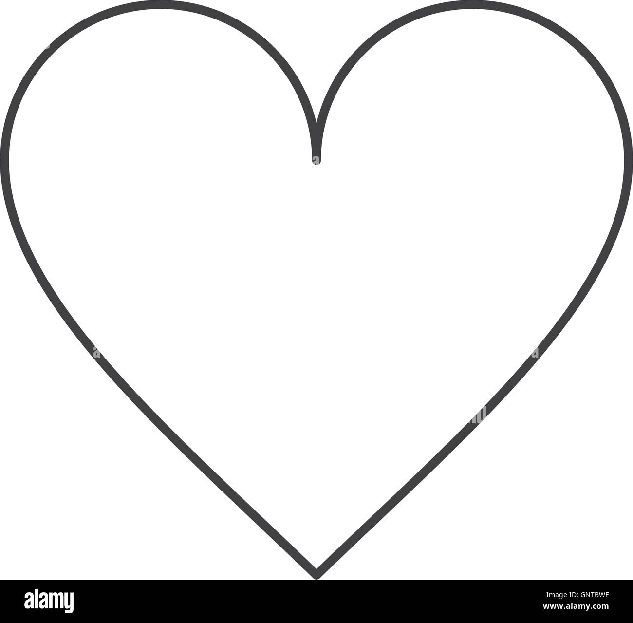 heart shape love design Stock Vector Image & Art - Alamy