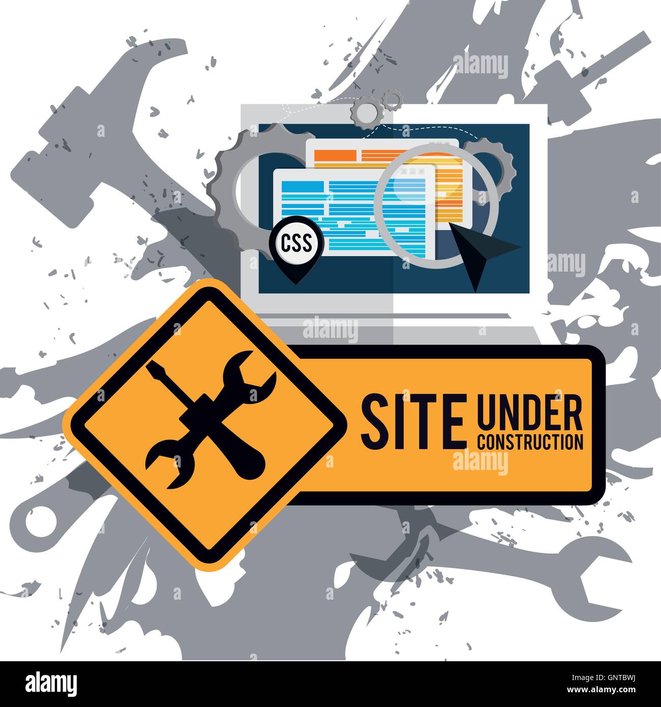 site under construction design Stock Vector Image & Art - Alamy