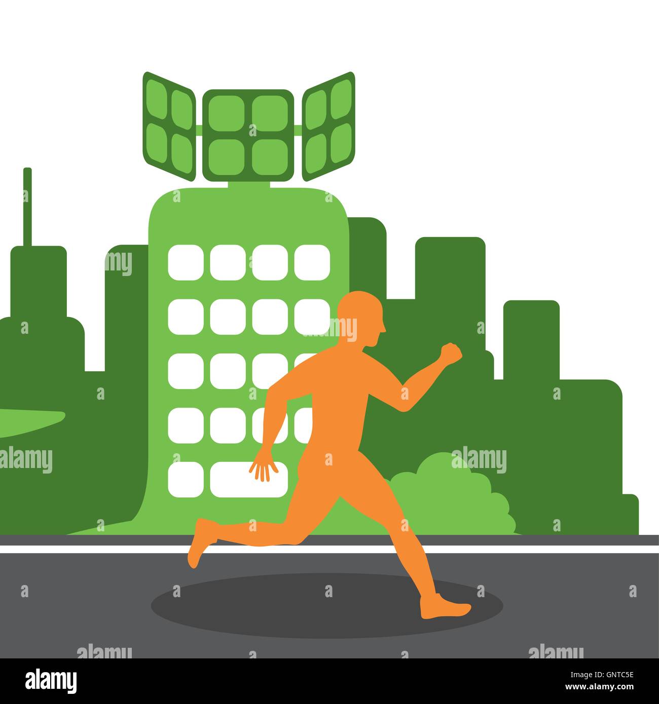 runner athlete running design Stock Vector Image & Art - Alamy
