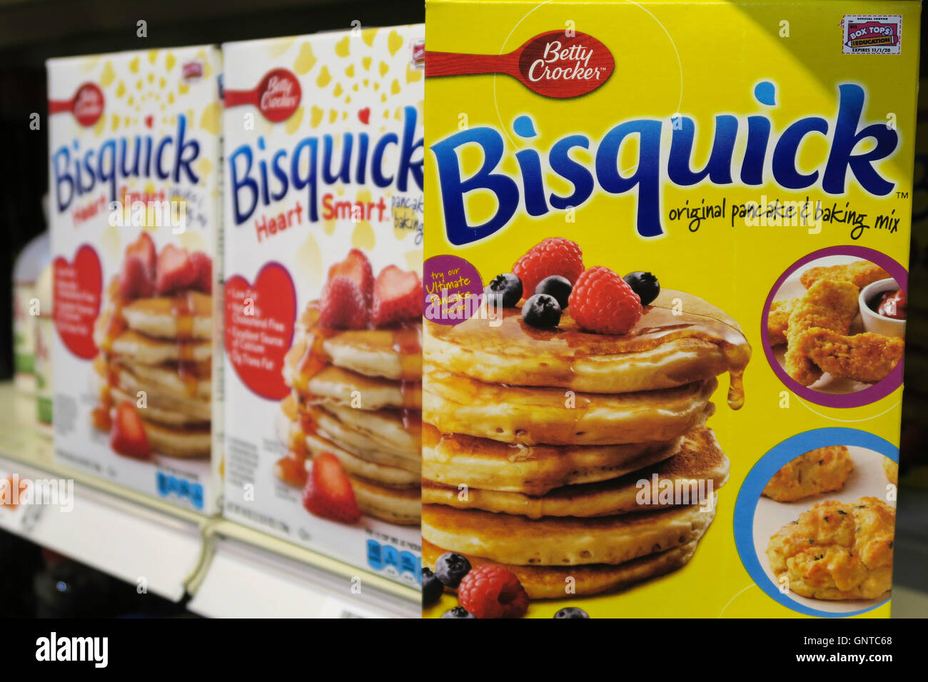Boxes of Bisquick, Wegmans Grocery Store, Westwood, Massachusetts, USA ...