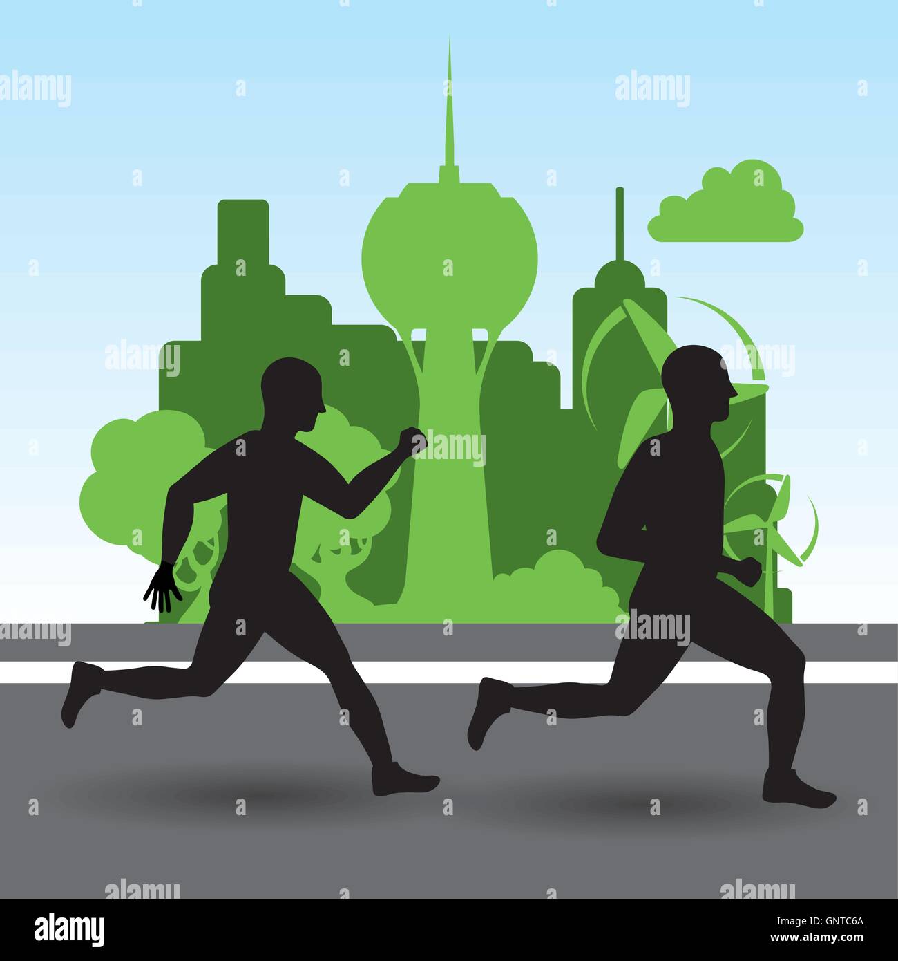 runner athlete running design Stock Vector Image & Art - Alamy