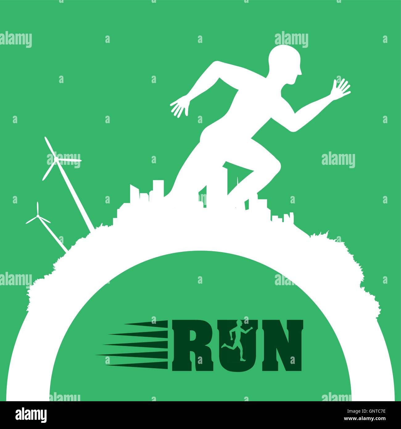 runner athlete running design Stock Vector Image & Art - Alamy