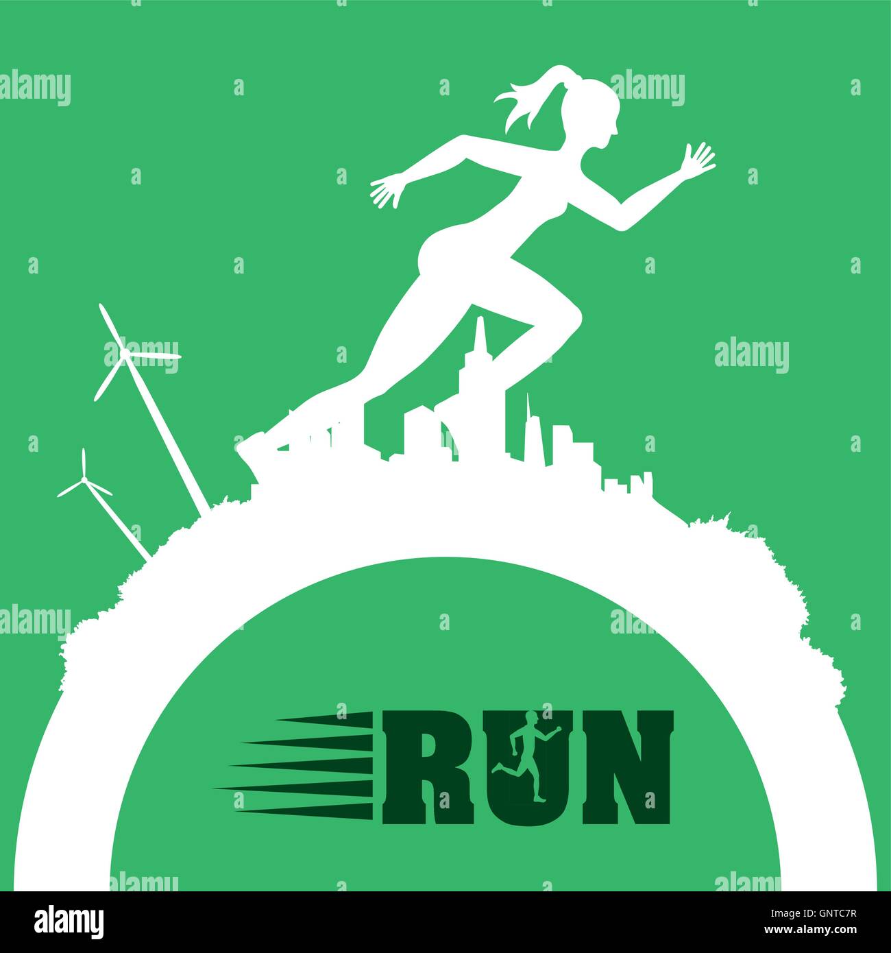 runner athlete running design Stock Vector Image & Art - Alamy