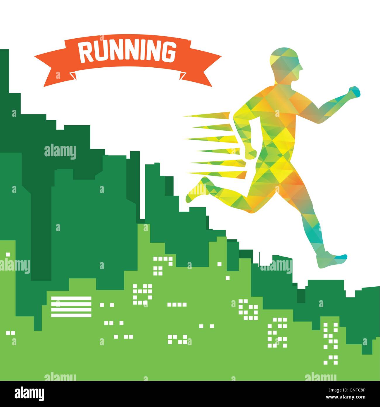 runner athlete running design Stock Vector Image & Art - Alamy