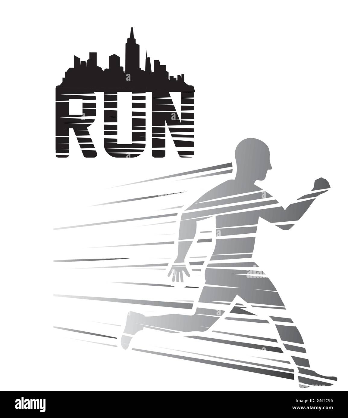 runner athlete running design Stock Vector Image & Art - Alamy
