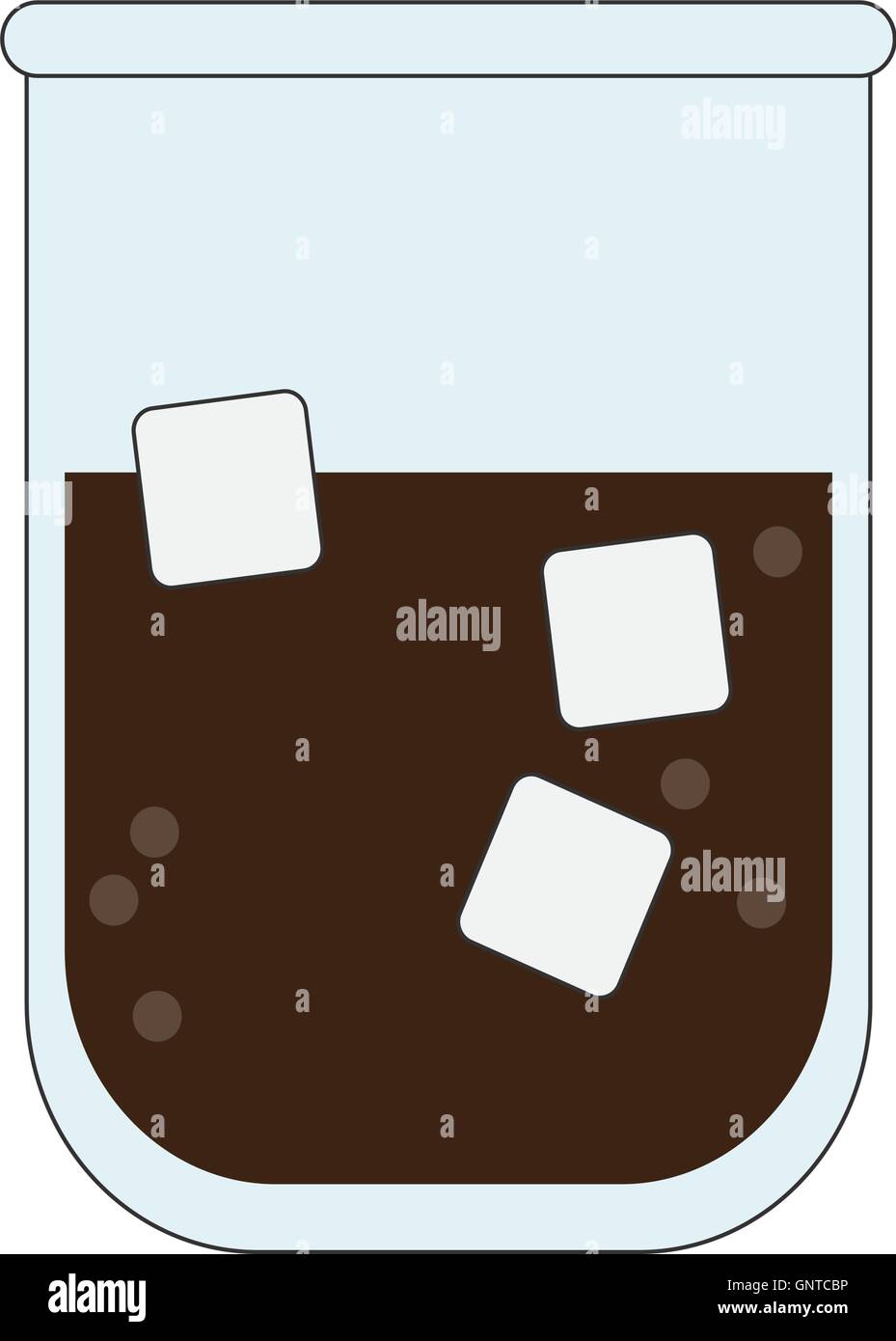 soda ice cube glass design Stock Vector Image & Art - Alamy