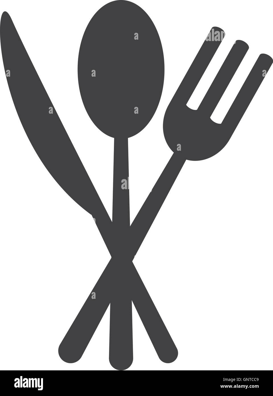 cutlery menu food design Stock Vector Image & Art - Alamy