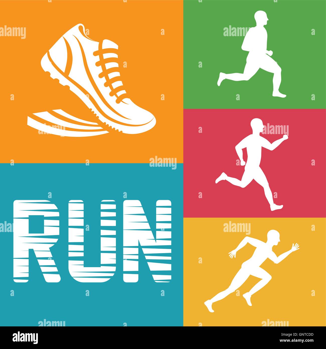 runner athlete running design Stock Vector Image & Art - Alamy