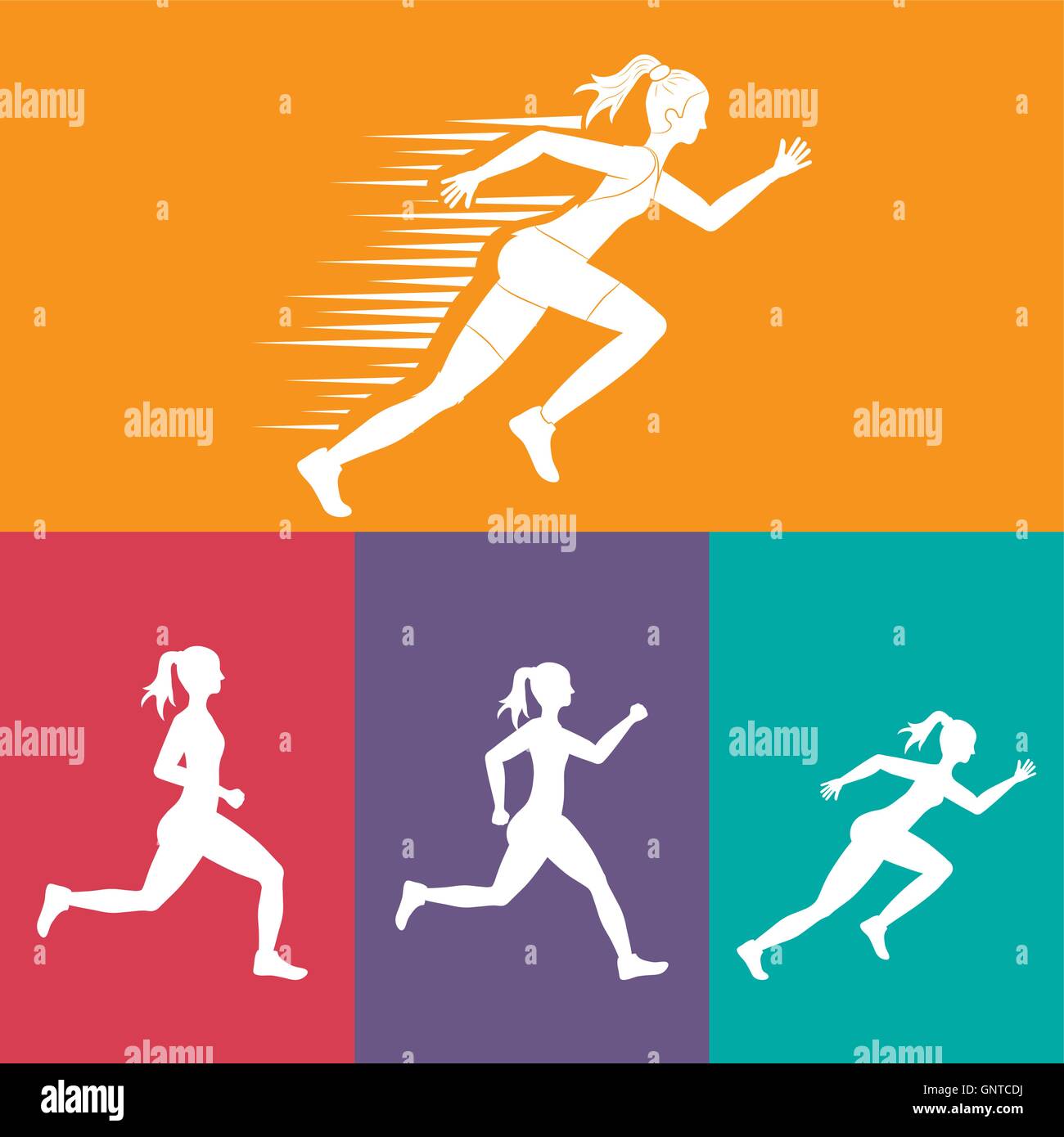 runner athlete running design Stock Vector Image & Art - Alamy