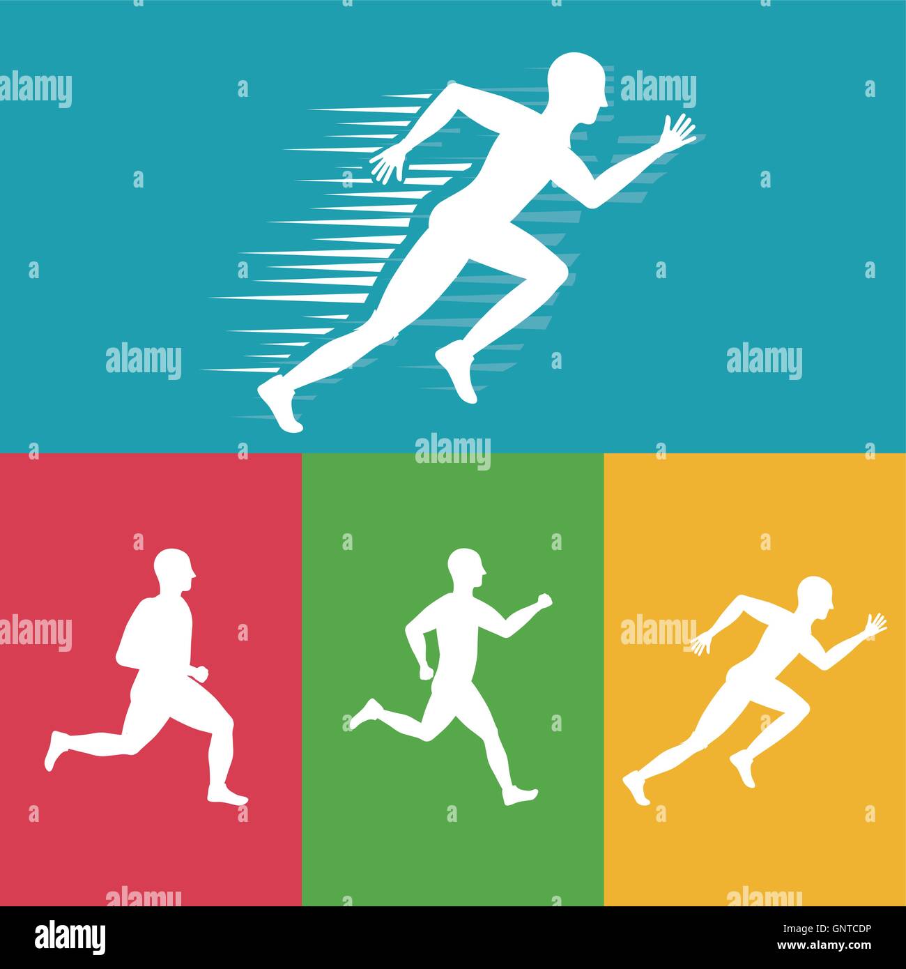 runner athlete running design Stock Vector Image & Art - Alamy
