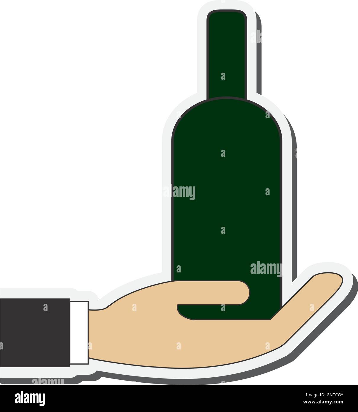bootle alcohol drink design Stock Vector Image & Art - Alamy
