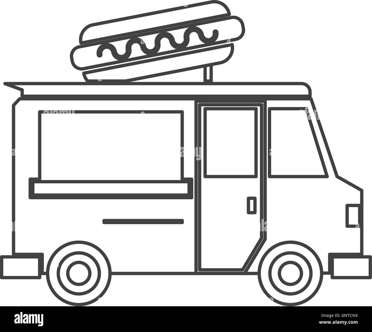 Food Truck Outline