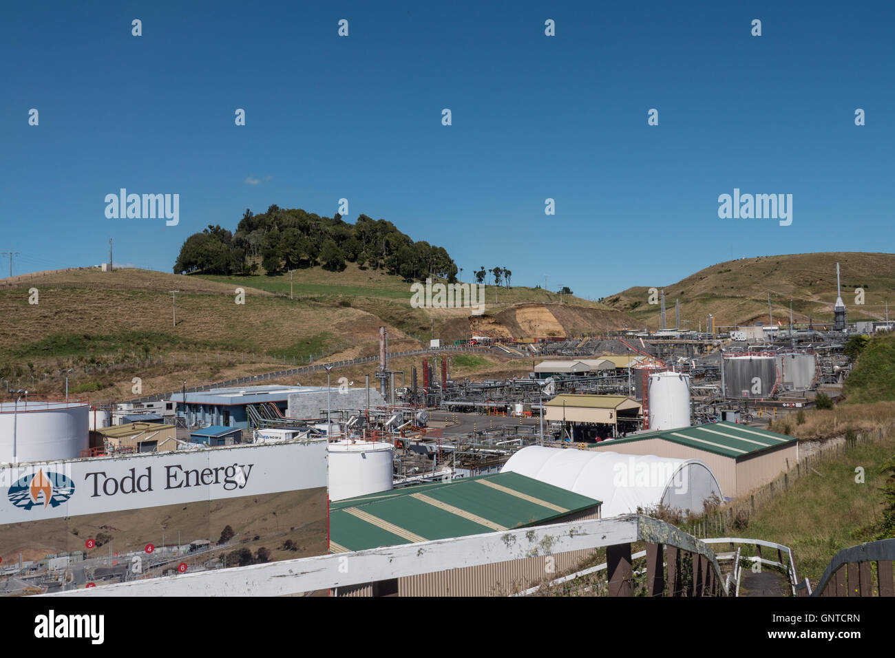 Todd Energy gas extraction plant Mangahewa North Island, New Zealand ...