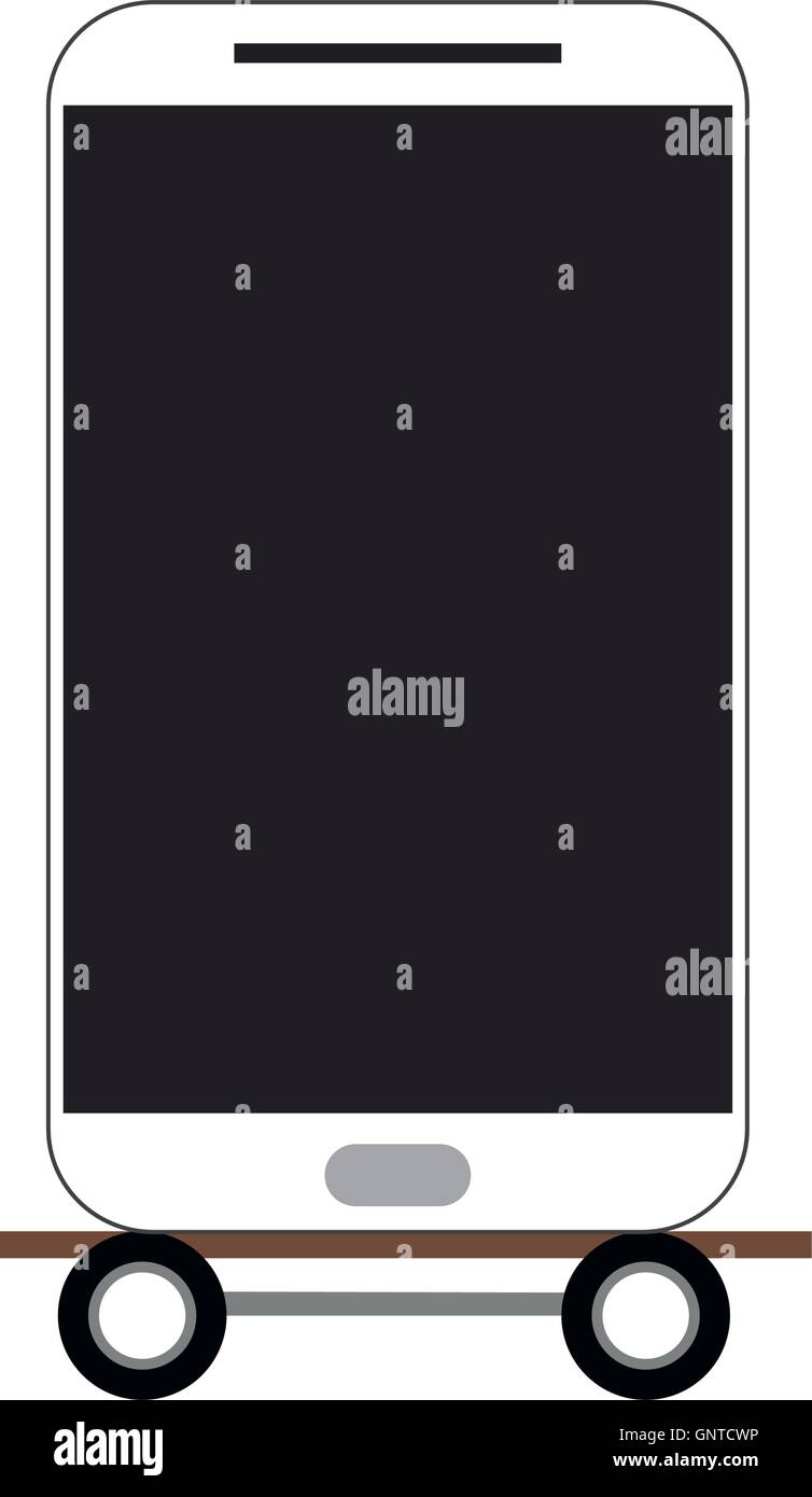 smartphone wheel gadget design Stock Vector Image & Art - Alamy