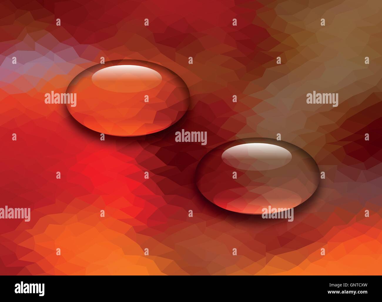 Vector colorful abstract background , drop of water Stock Vector Image ...