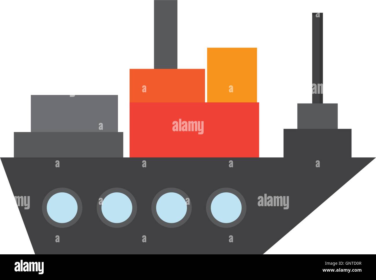 ship boat transportation design Stock Vector Image & Art - Alamy