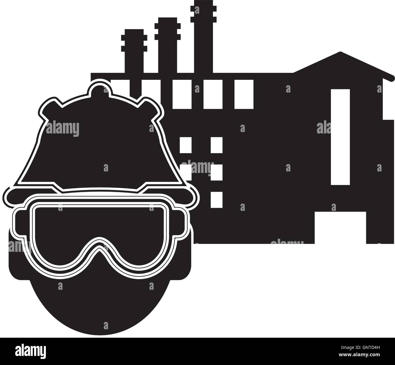 Workshop heavy machine building plant Stock Vector Images - Alamy