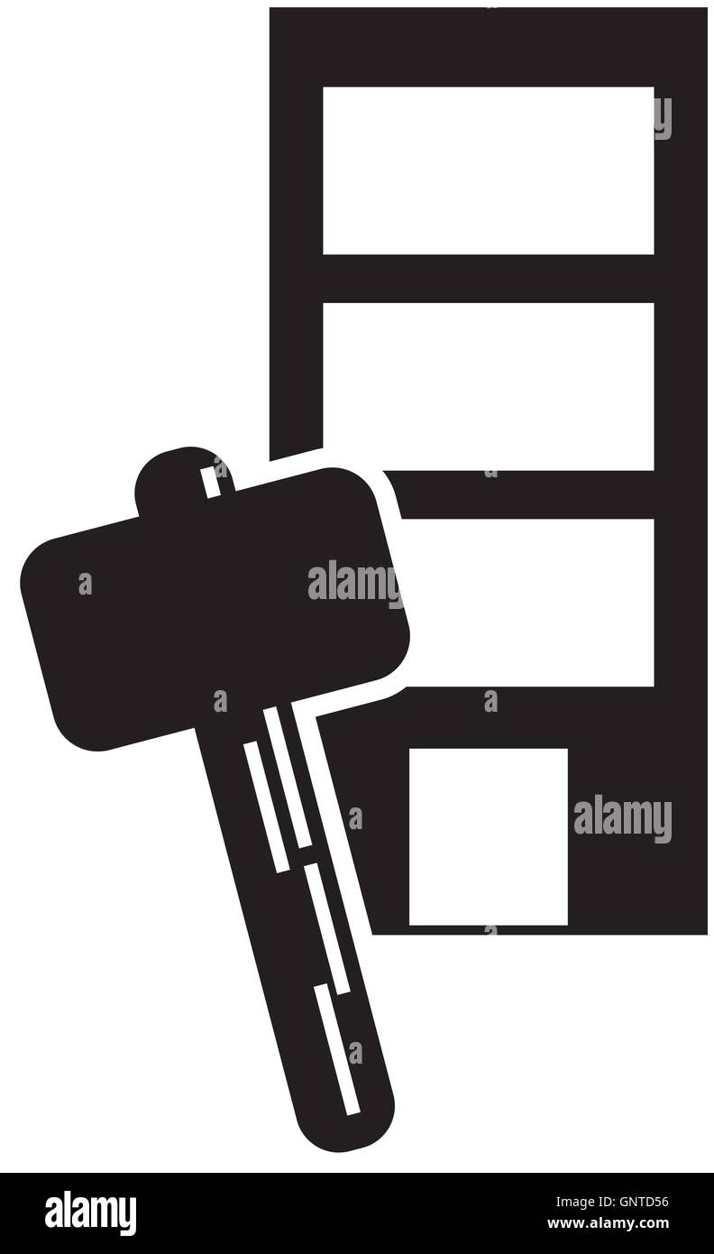 building and hammer icon Stock Vector Image & Art - Alamy