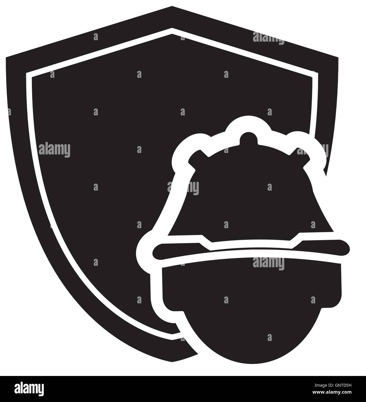 shield and construction worker icon Stock Vector Image & Art - Alamy
